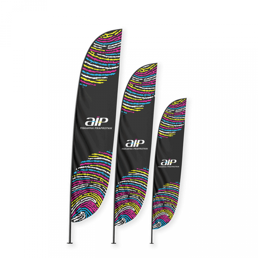 Beach Flag L - Teardrop Flag - Offset in Digitalni tisk - Tiskarna aiP ...