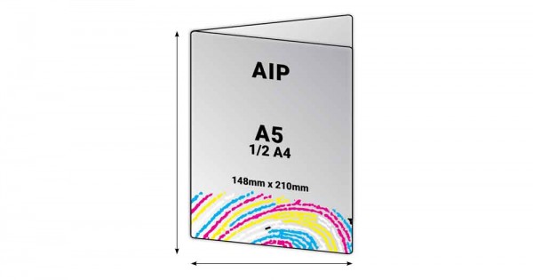 Leaflet - 2 x A5 - V Fold - 148x210mm