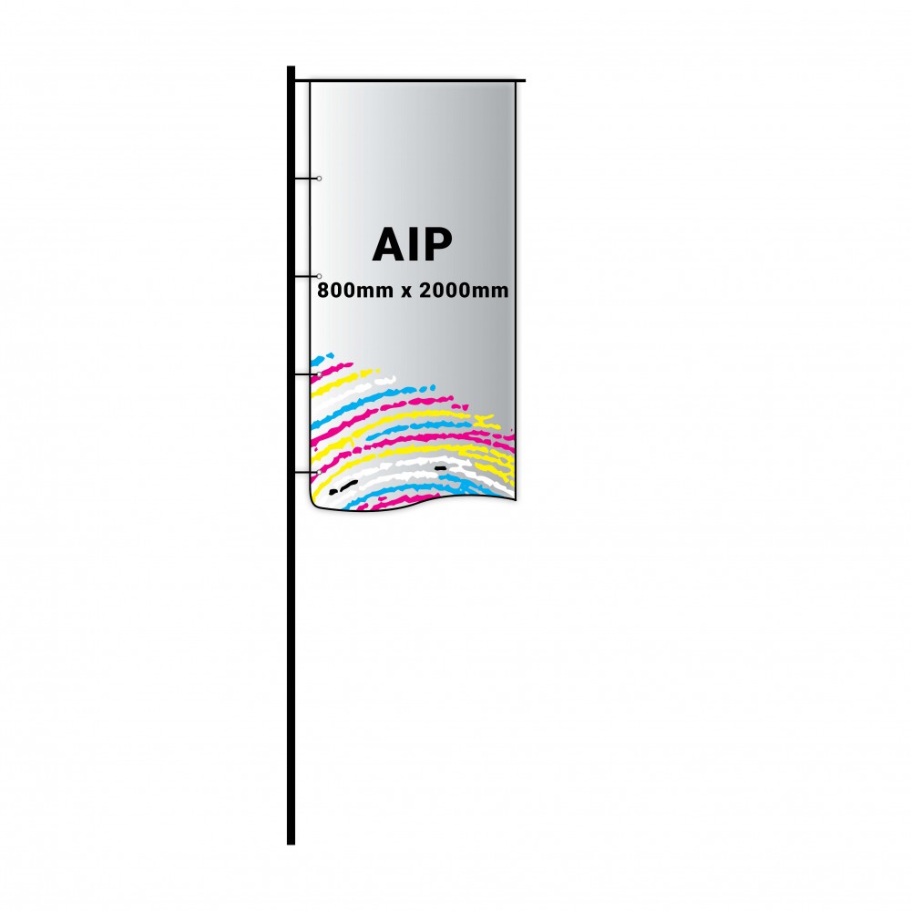 Flag - 800x2000mm - Offset in Digitalni tisk - Tiskarna aiP Praprotnik