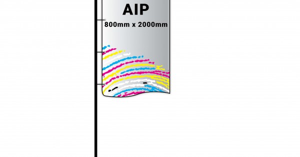 Flag - 800x2000mm - Offset in Digitalni tisk - Tiskarna aiP Praprotnik